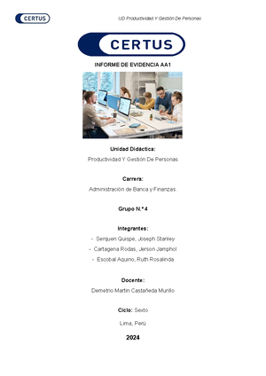 Grupo 07 Informe Bank Game JS - INSTITUTO SUPERIOR CERTUS “TOMA DE ...