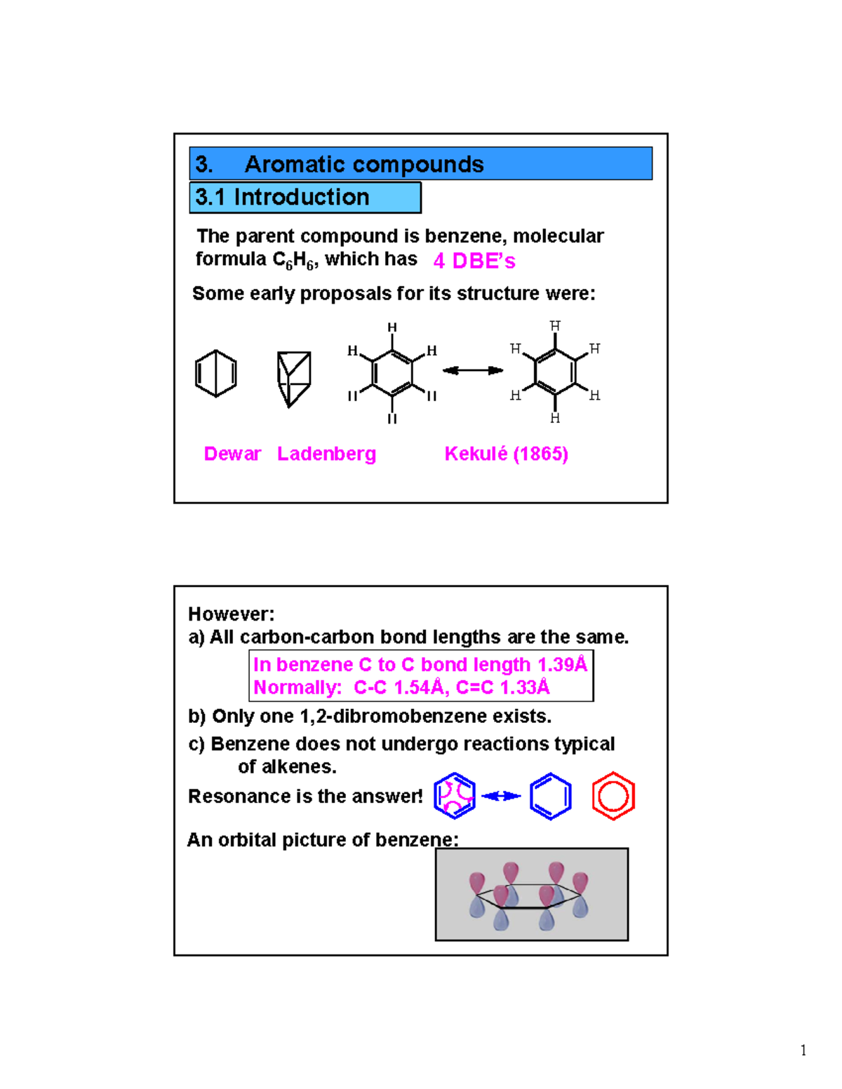 2016 CHEM110 Block 4 Lecture 3 15-April-2016 - The parent compound is ...