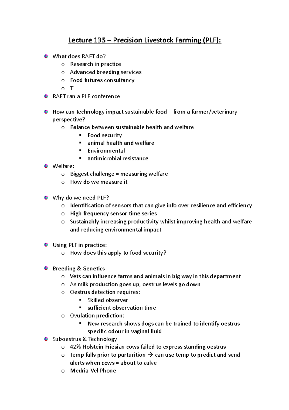 Lecture 135 – Precision Livestock Farming (PLF) - Lecture 135 ...