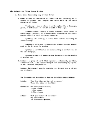 5. THE Basic Public Safety Report Format - V. THE PUBLIC SAFETY REPORT ...