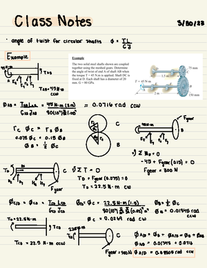 CVE 220 Class Notes 2/2/23 - Class Notes 2/2/ Stress in AxiallyLoaded ...