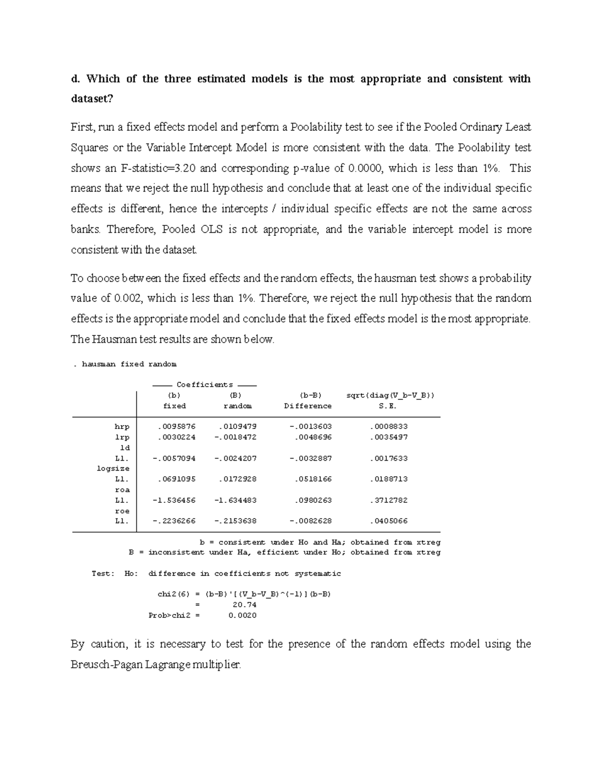 Estimations - This is a practice question - d. Which of the three ...