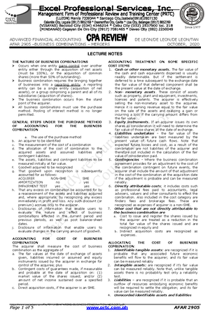 NSTP-ROTC Reviewer - Accounting - Studocu