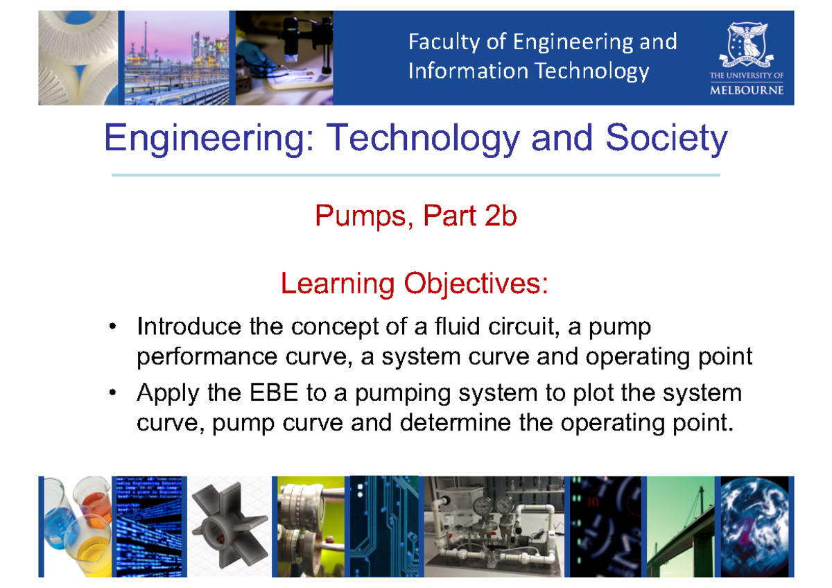 ETS Pumps Part 2b - pracs - Faculty of Engineering and Information ...