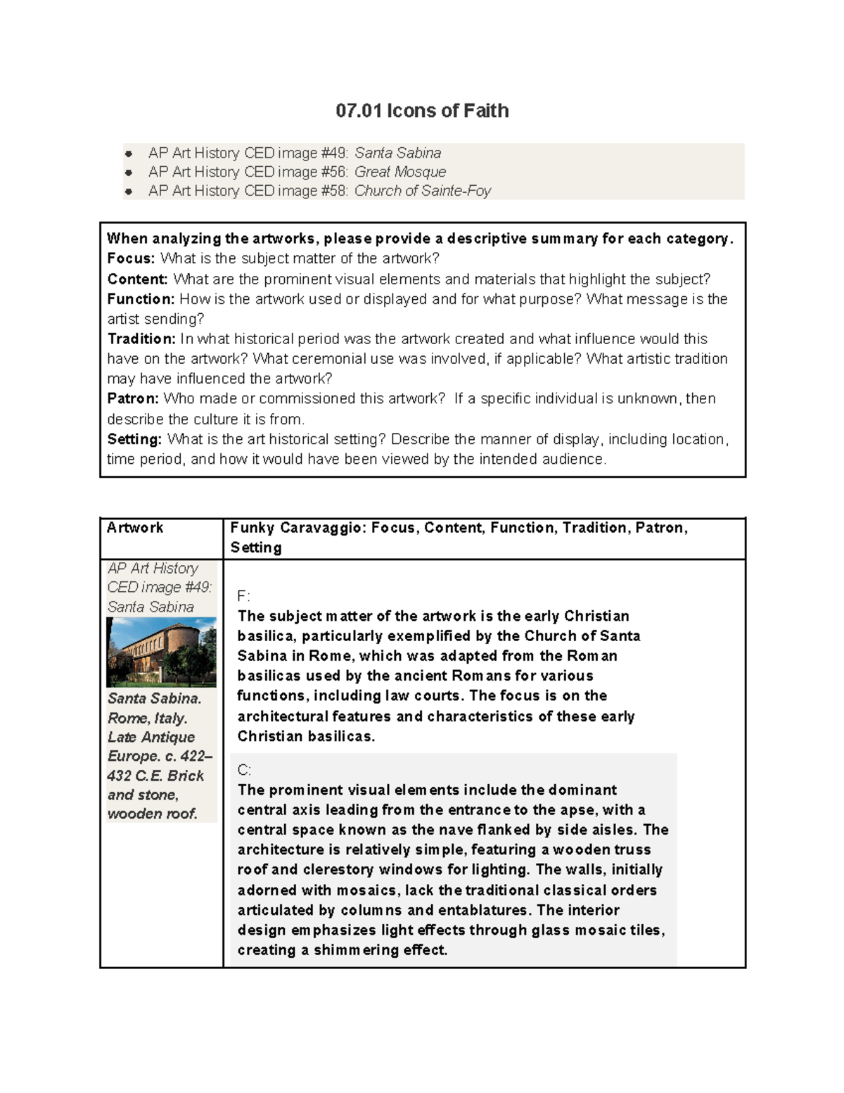 07.01 Icons of Faith - unit 7 gallery - 07 Icons of Faith AP Art ...