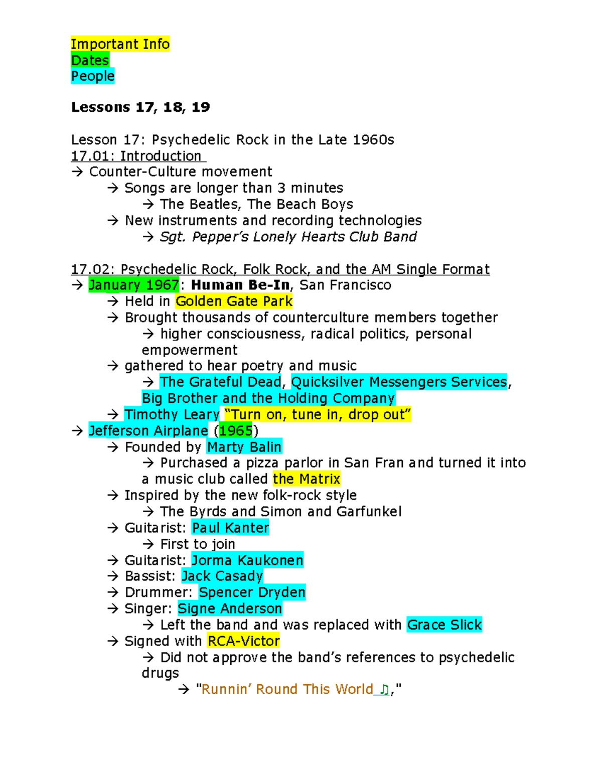 Lessons 17, 18, 19 - Coursework - Dates People Lessons 17, 18, 19 ...