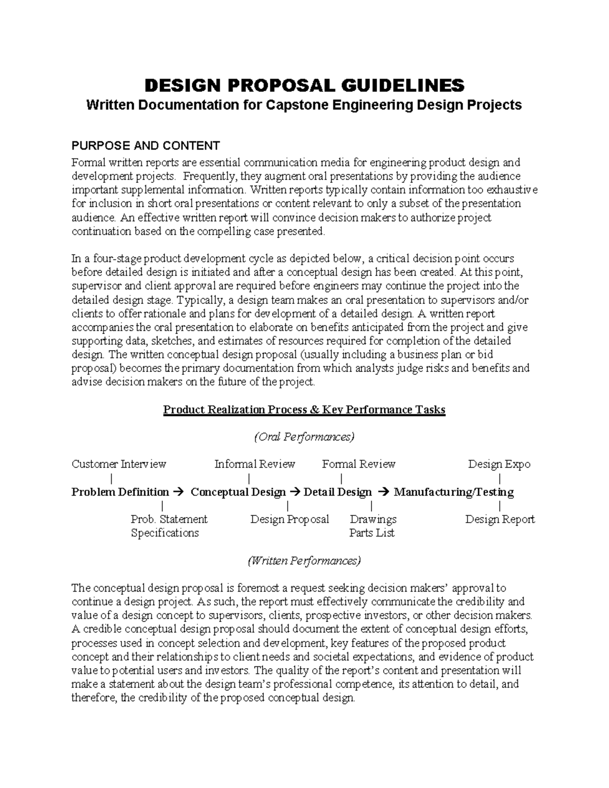 Design Proposal Guidelines - DESIGN PROPOSAL GUIDELINESDESIGN PROPOSAL GUIDELINESDESIGN PROPOSAL ...