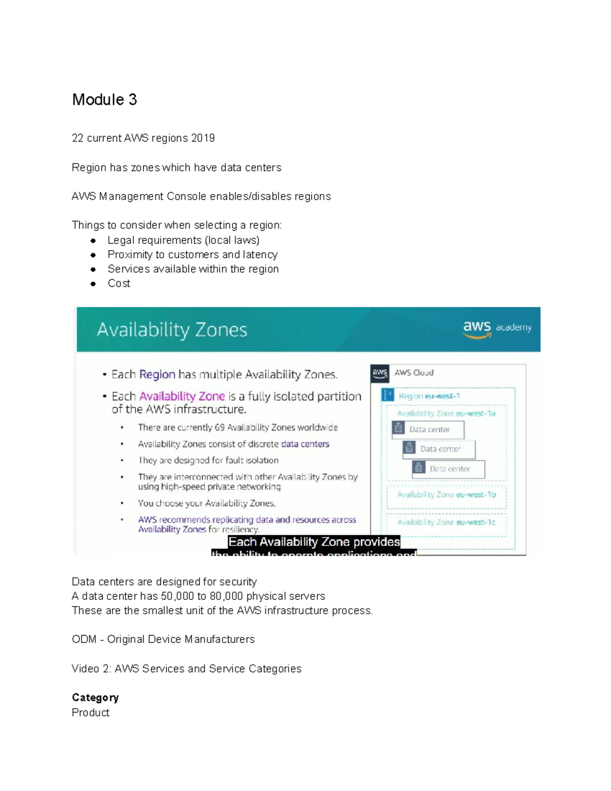 Module 3 - My own notes mixed with study material from the course ...