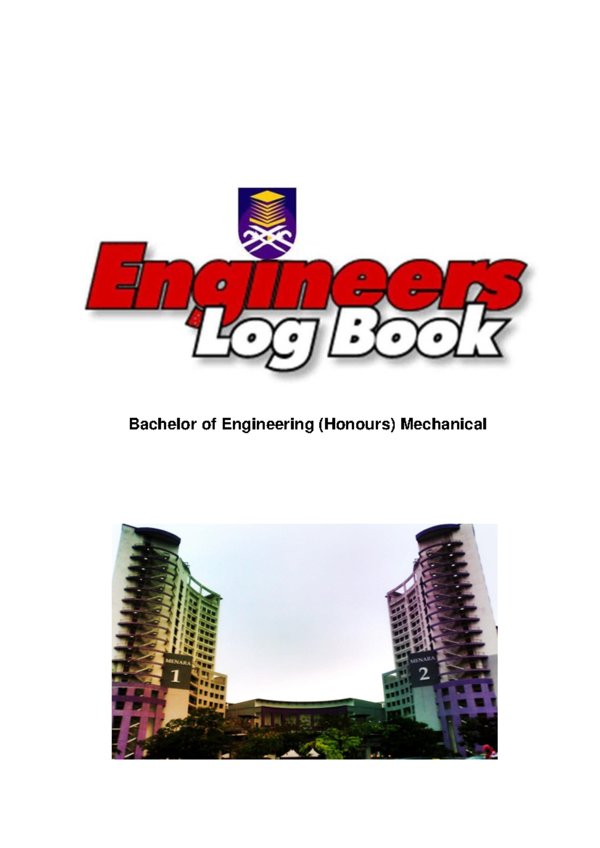 Individual Logbook MEC531 Week 2 - Bachelor of Engineering (Honours ...
