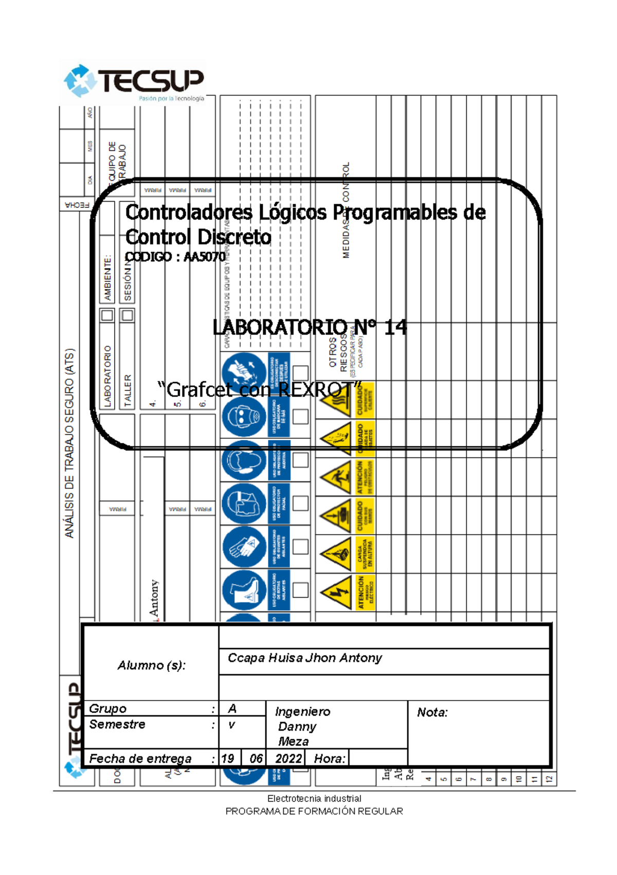 Lab 12 Grafcet Con Rexrot Fajas Controladores Lógicos Programables De Control Discreto