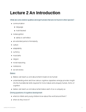 Lecture 10: Perception - Lecture 10 1 Lecture 10 Exam 3-5 questions per lecture big picture ...