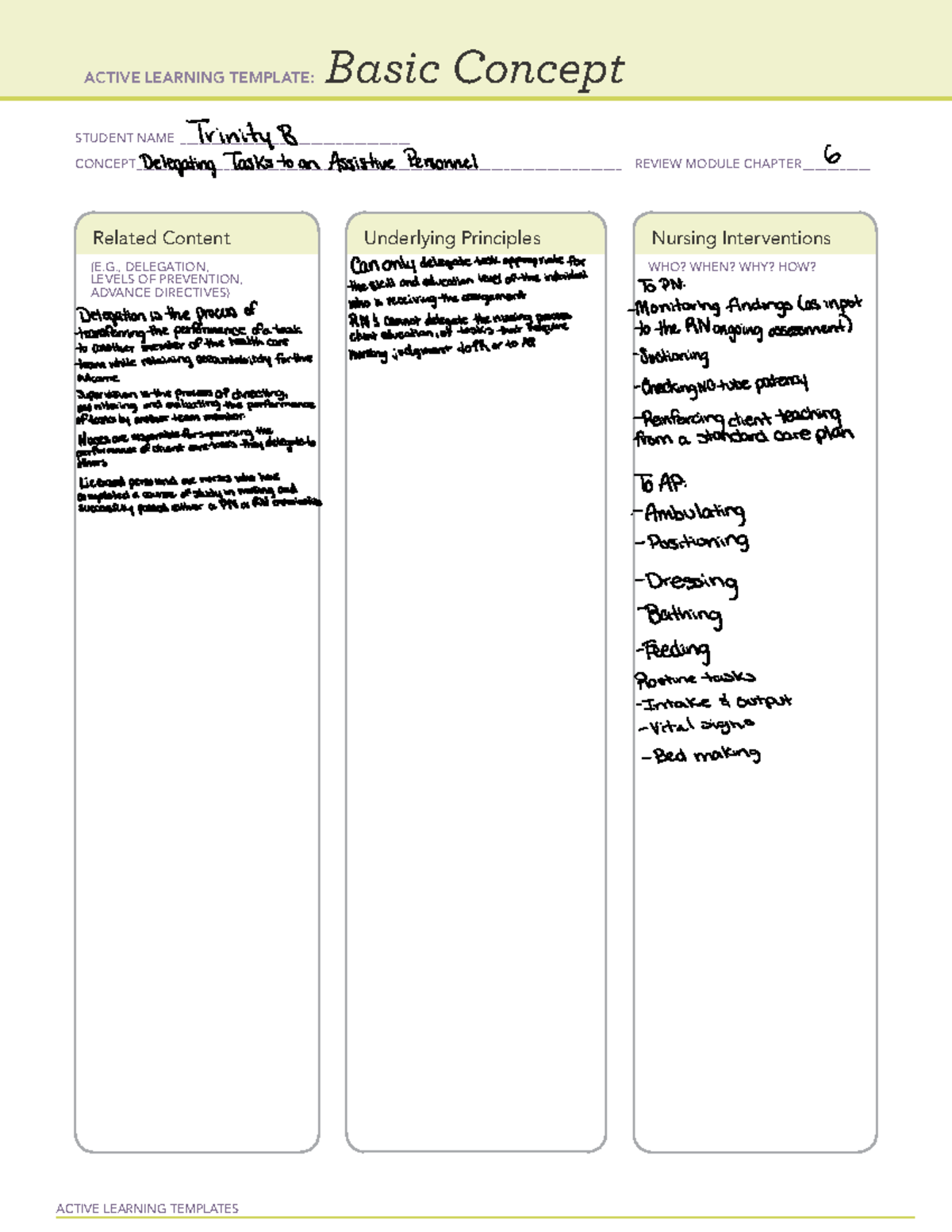 Basic concept restricted-1 - STUDENT NAME _____________________________________ CONCEPT - Studocu