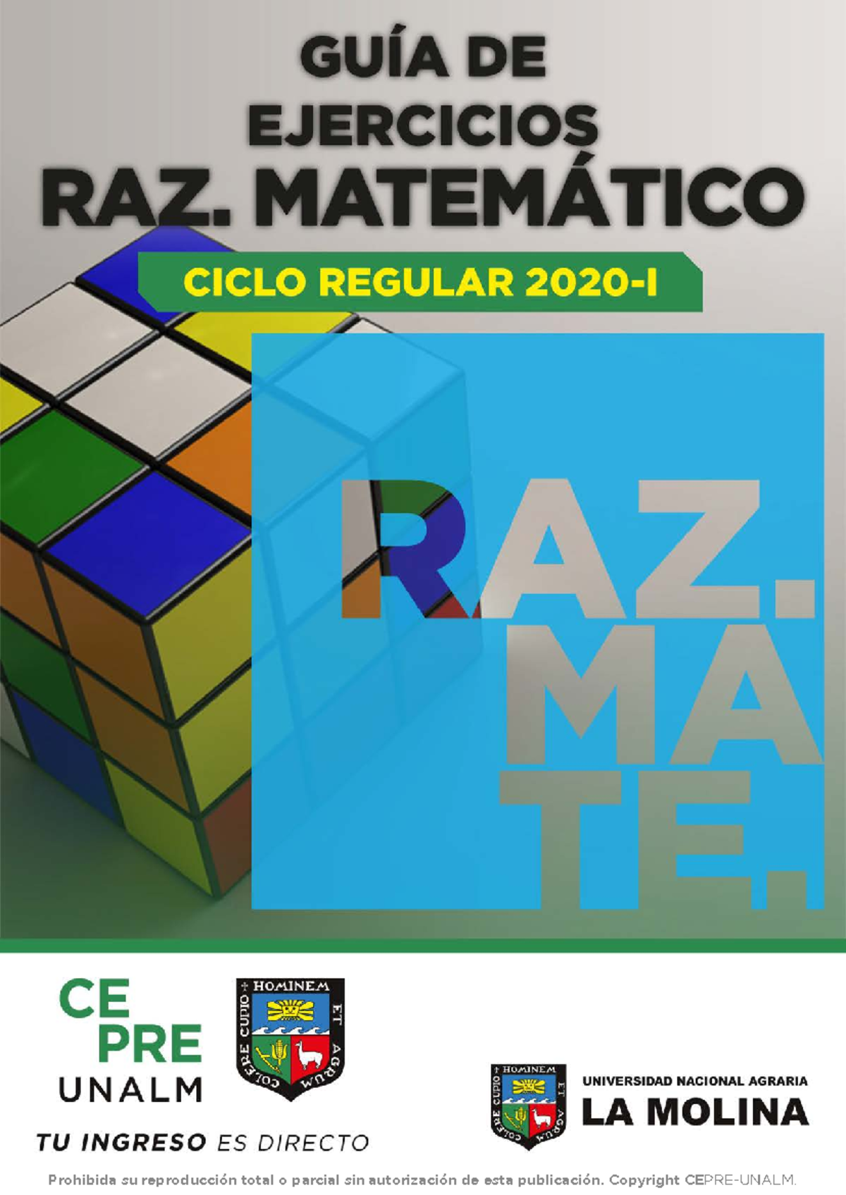 Guía de ejercicios Raz Matemático - con nosotros SEMANA 1 UNIDAD 1 ...