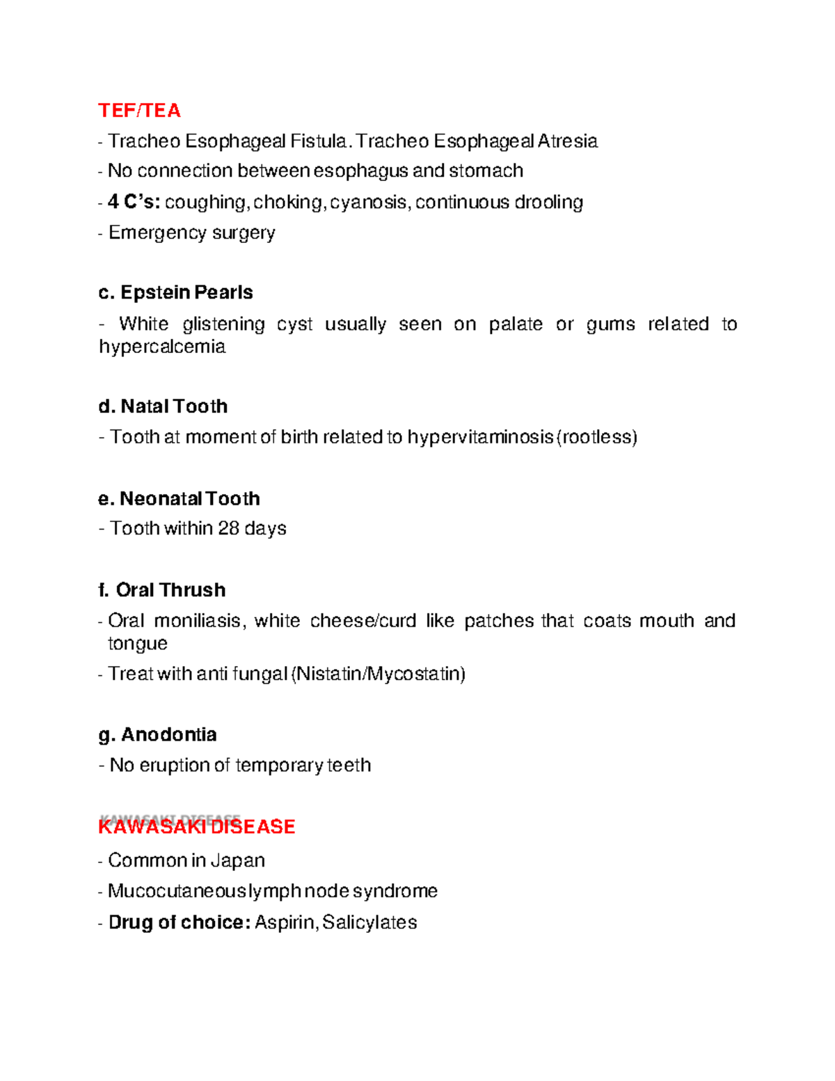 Epstein Pearls - summary - TEF/TEA - Tracheo Esophageal Fistula ...