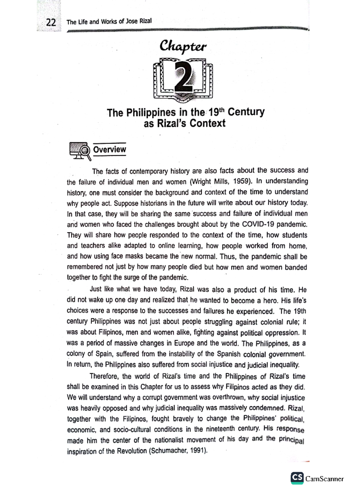 Chapter 2 THE Philippines IN THE 19th Century AS Rizals Context ...