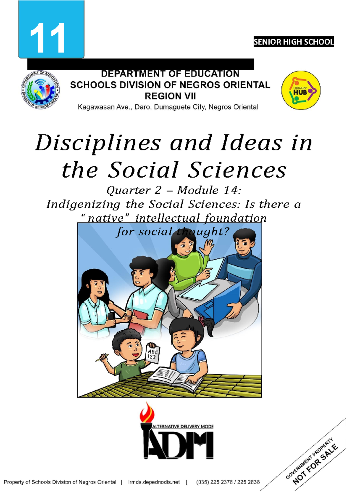 DISS-Module 6-indigenizing-Q2 - 11 SENIOR HIGH SCHOOL Disciplines and ...