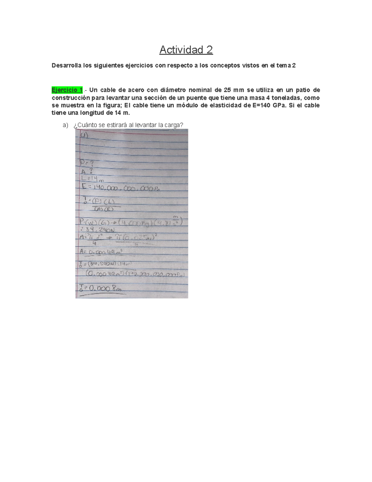 Actividad 2 - sdsdsds - Actividad 2 Desarrolla los siguientes ...