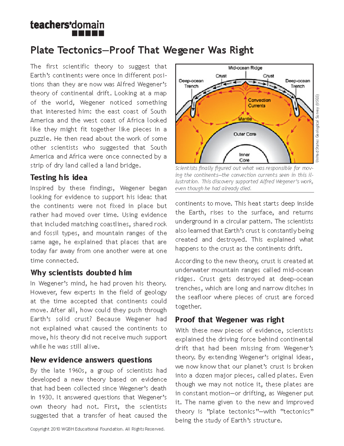 Tectonic Plates - ygkuv - Plate Tectonics—Proof That Wegener Was Right ...