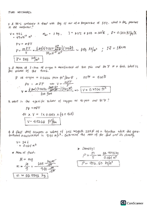 Fluid Mechanics- Basic Hydrodynamics - NVSU - Studocu