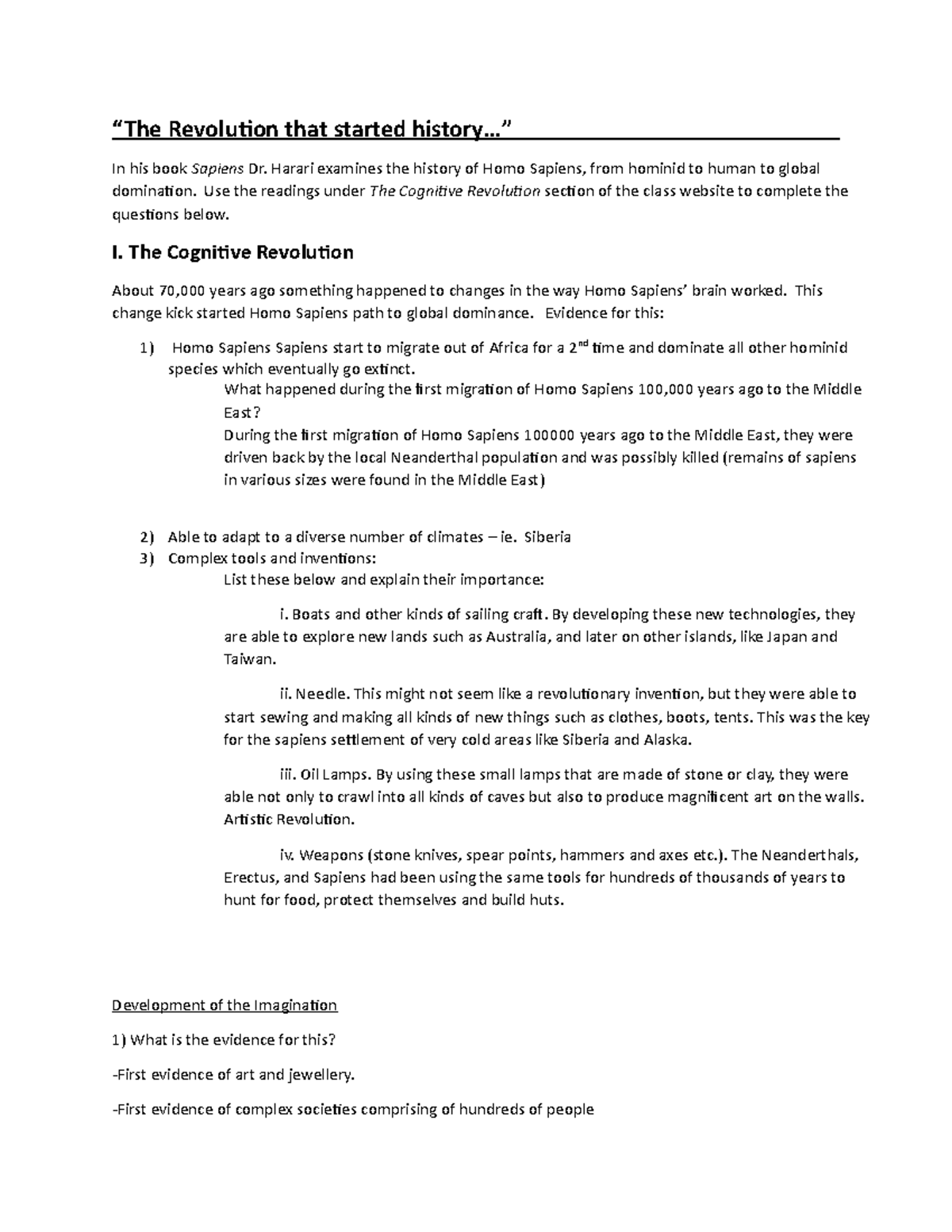 The Revolution That Started History - “The Revolution that started ...