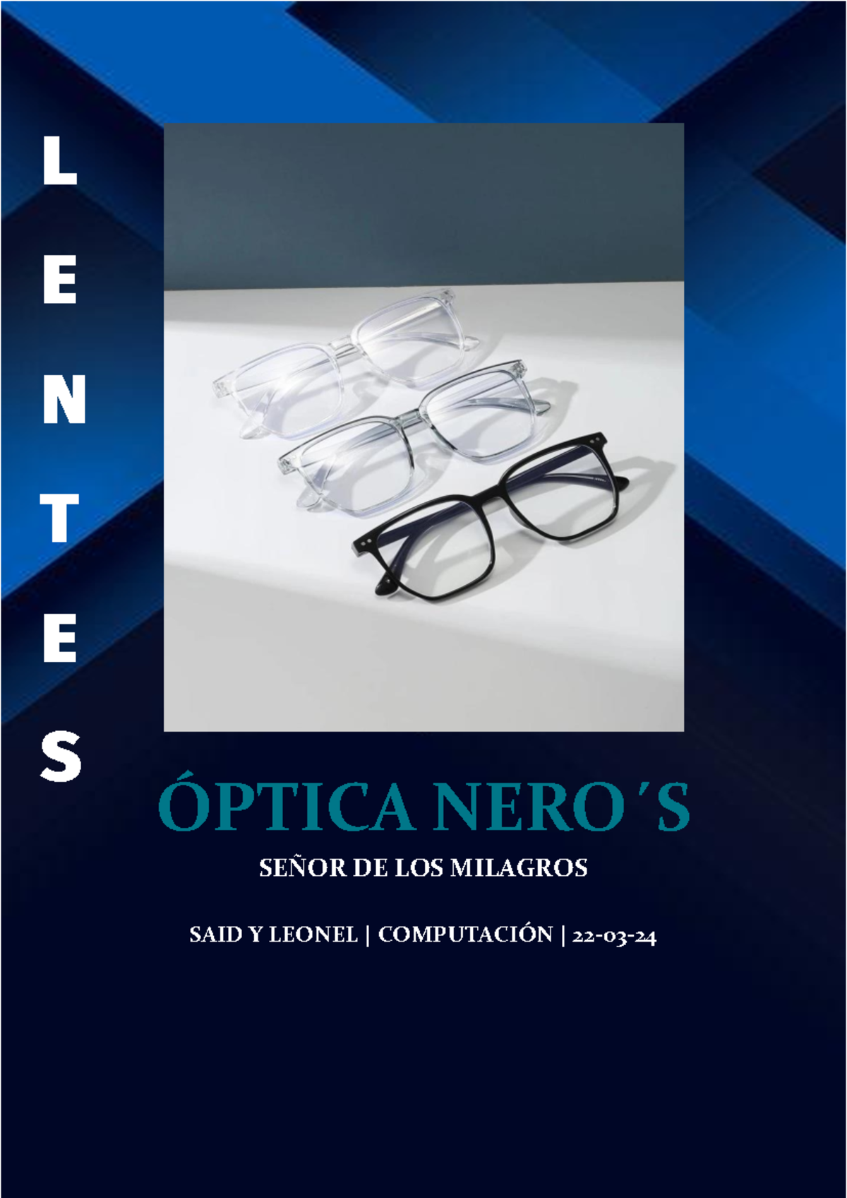 SAID Tarrea - ciencias - Ciencias medicas - ÓPTICA NERO ́S SEÑOR DE LOS ...