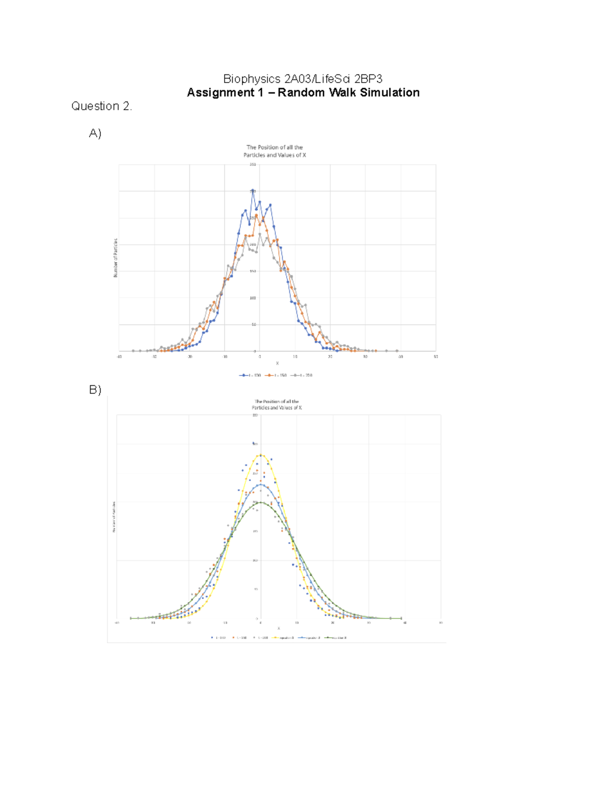 Biophysics Assignment 1 - Question 2 - biophys 2a03 - Biophysics 2A03 ...