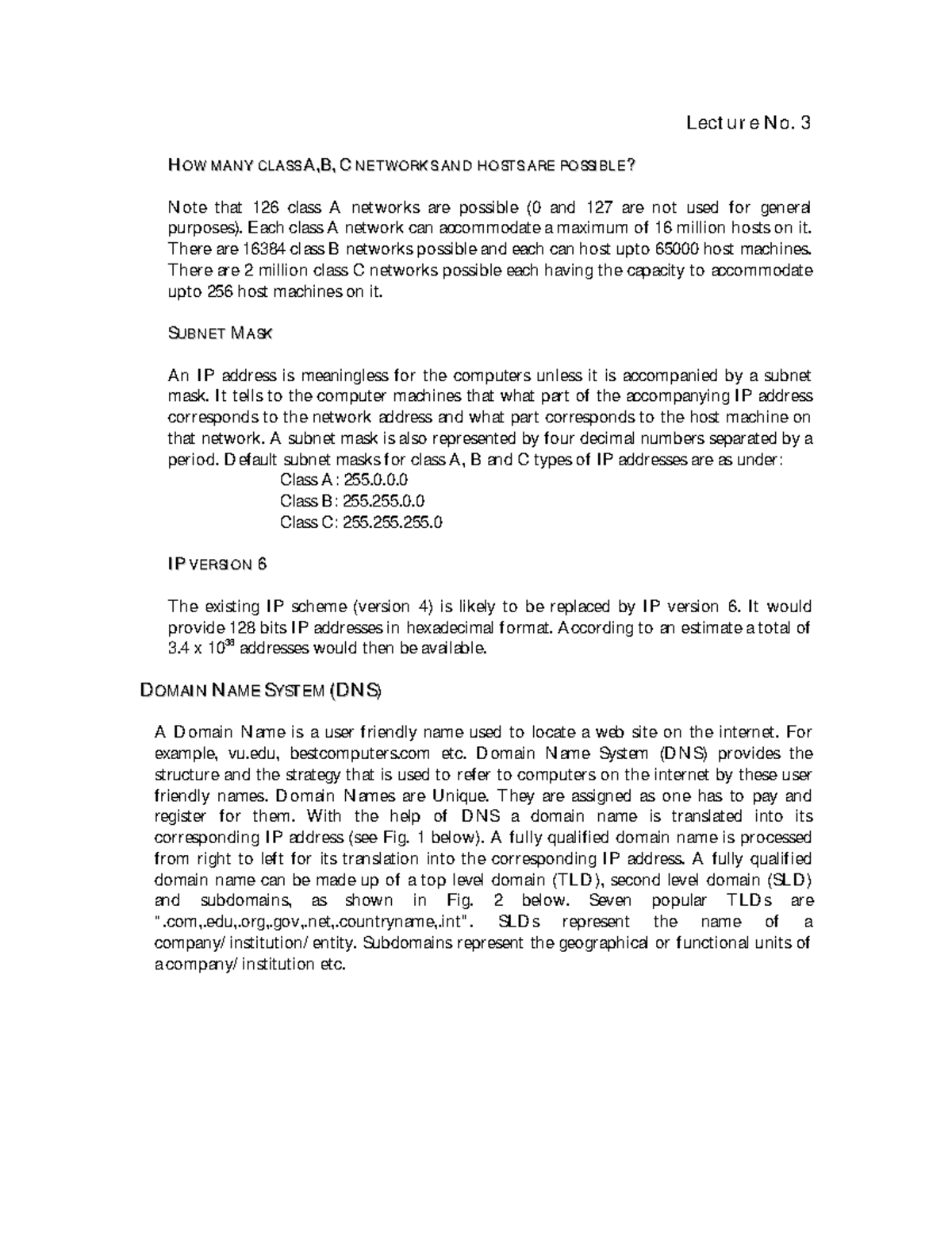 Lesson 3 - it is more suitable information - Lecture No. 3 HHOWOW ...