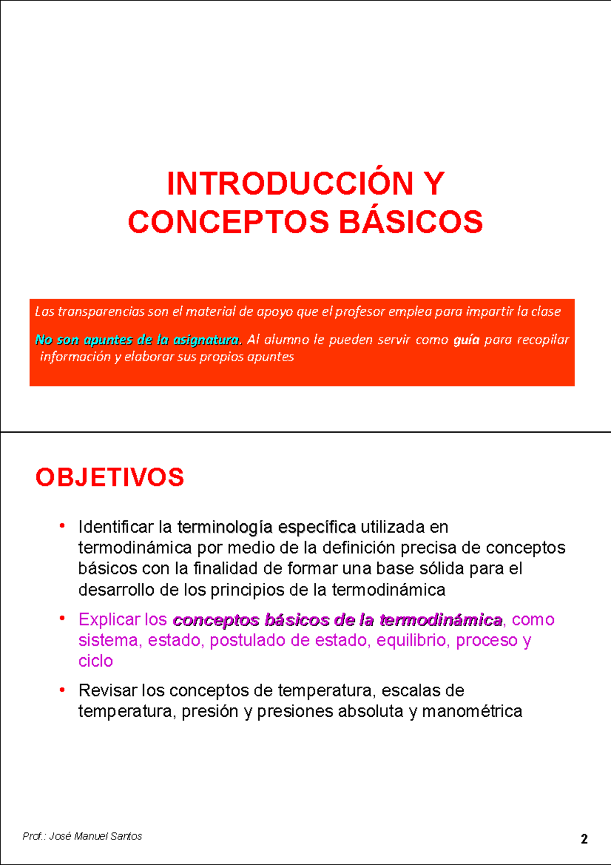 Tema 1 - Conceptos básicos - INTRODUCCIÓN Y CONCEPTOS BÁSICOS Las ...