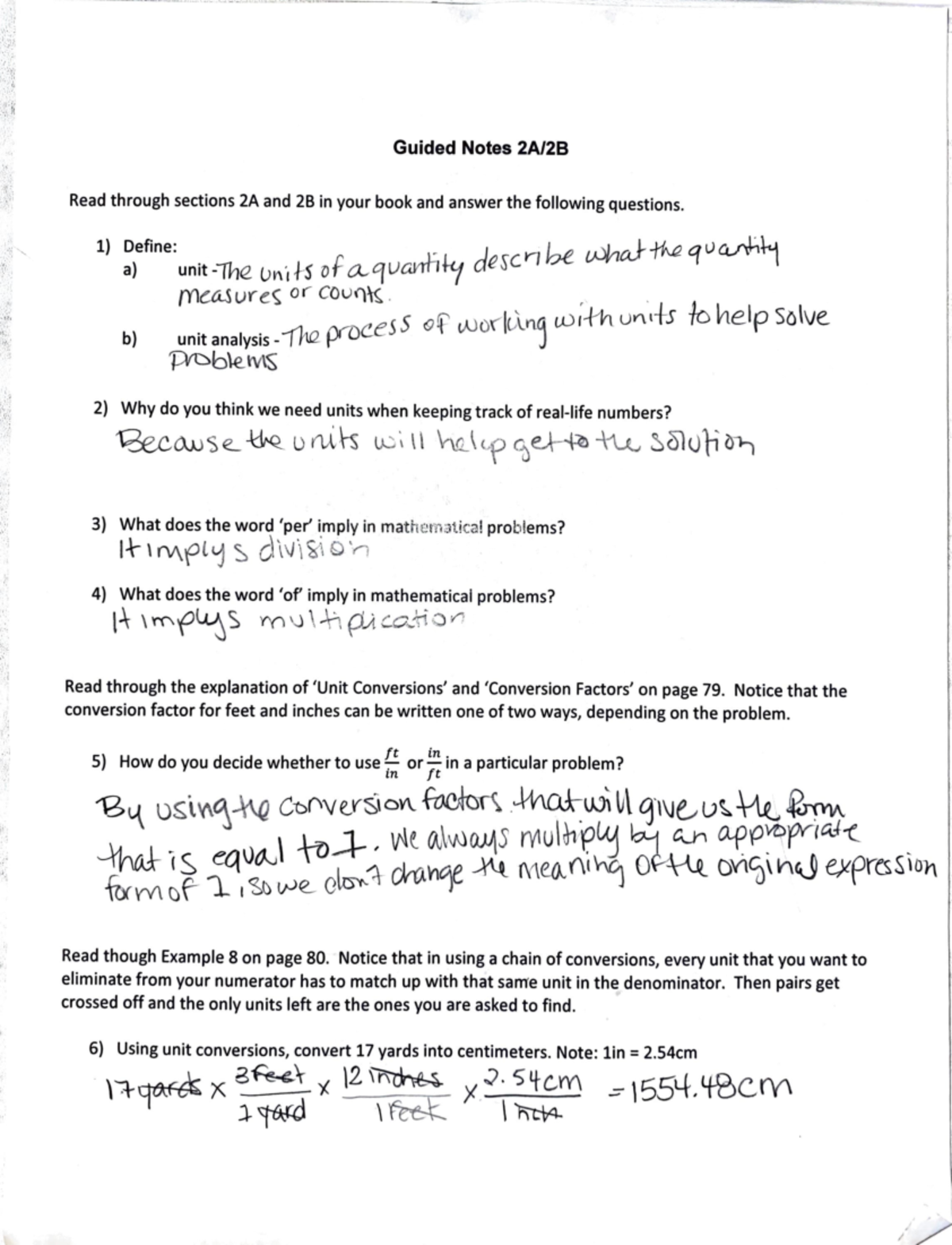 Revised Guided Notes 2A 2B - '.'.~, ·~i- .-l Guided Notes 2A/2B Read ...