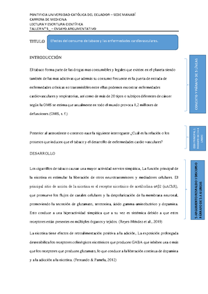 Lecturs DEL Cuento - Lectura Y Escritura Académica - Studocu