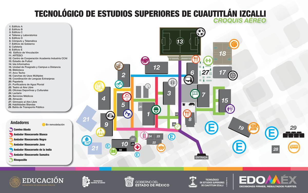 Croquis tesci - 6 17 5 4 8 14 20 1. Edificio A 2. Edificio B 3 ...