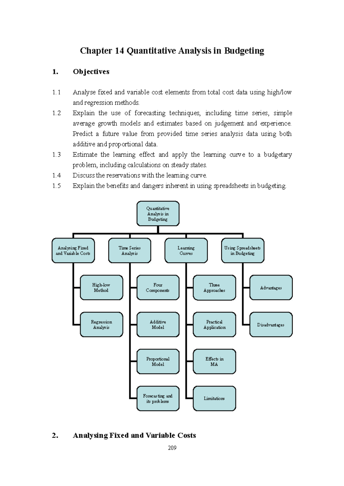 Ch14-Quantitative Analysis Budget - Chapter 14 Quantitative Analysis in ...