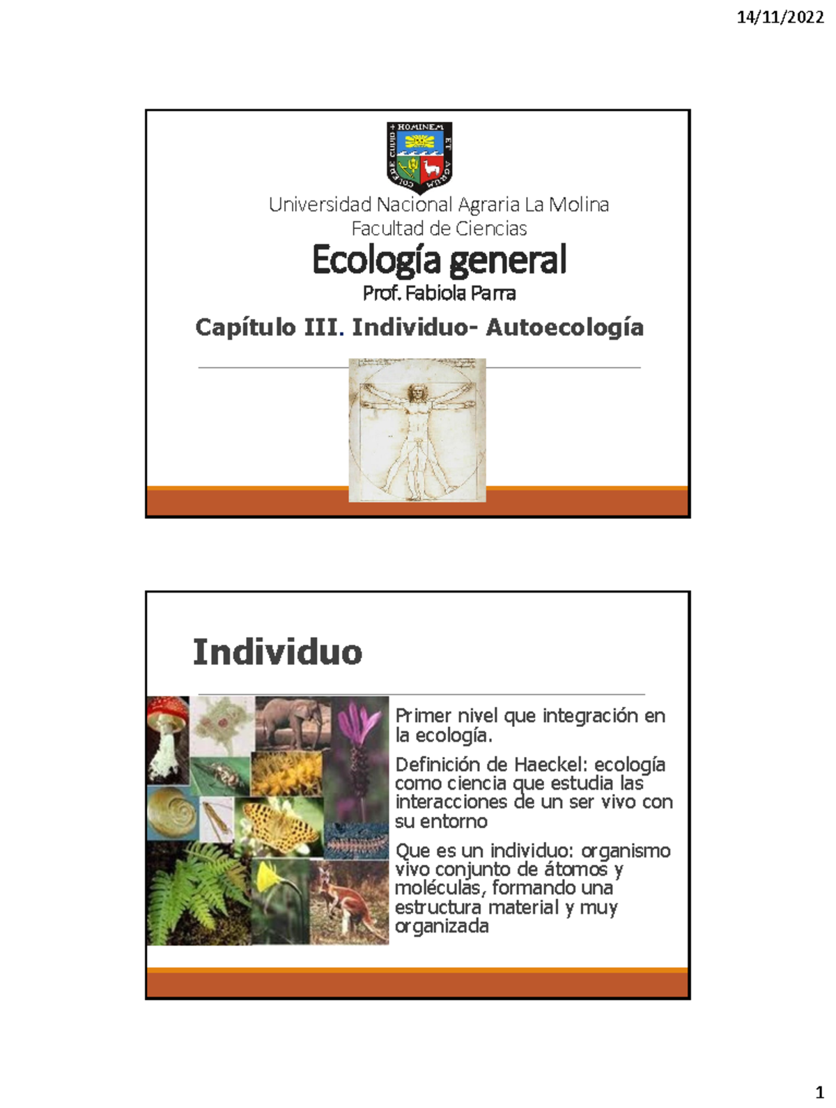 Cap 3 Ecología del Individuo - Capítulo III. Individuo- Autoecología ...