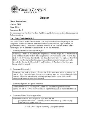 topic 3 assignment - Consequences of the Fall and Contemporary Response ...