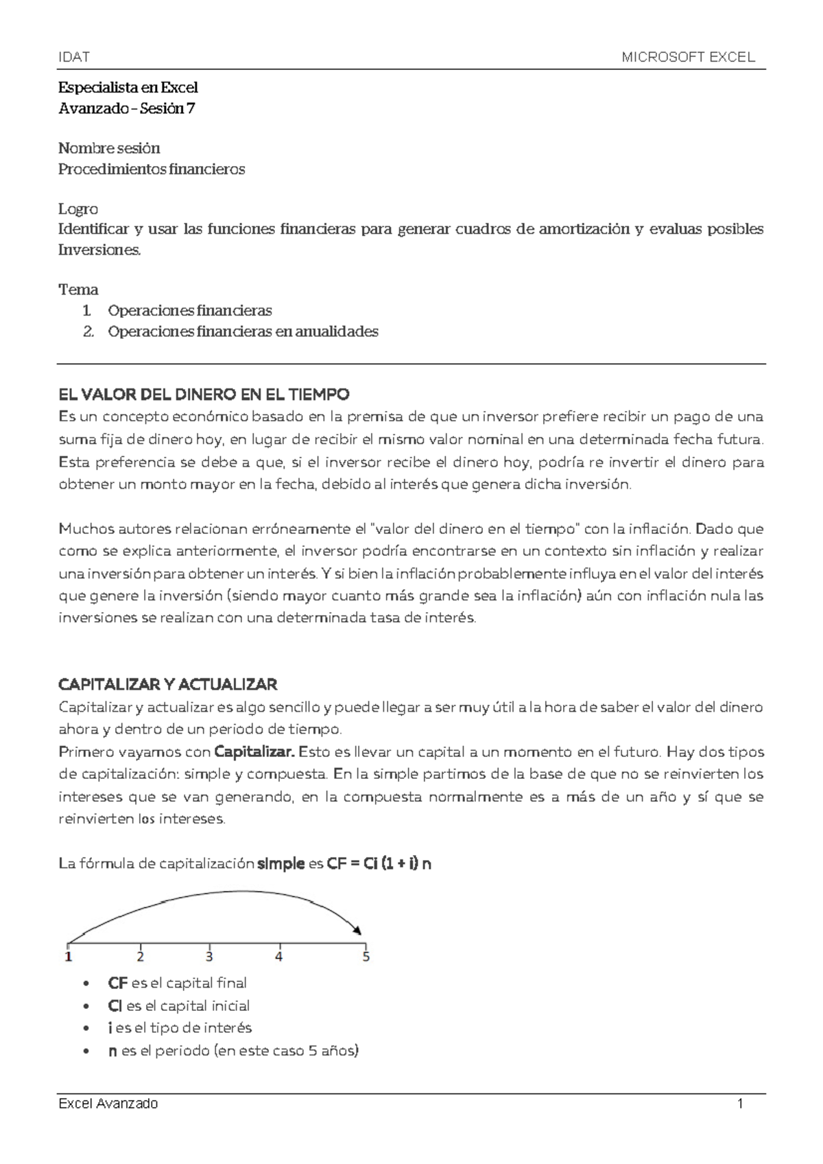 Guia Excel Avanzado- Sesion 07 - Especialista en Excel Avanzado ...