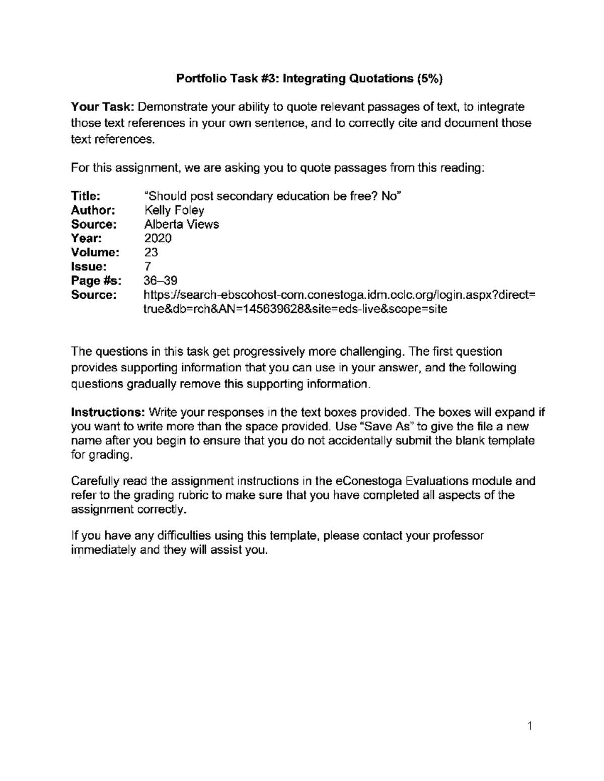 Week 4 - Portfolio Task 3 - Integrating Quotations - F22 - Pictures ...