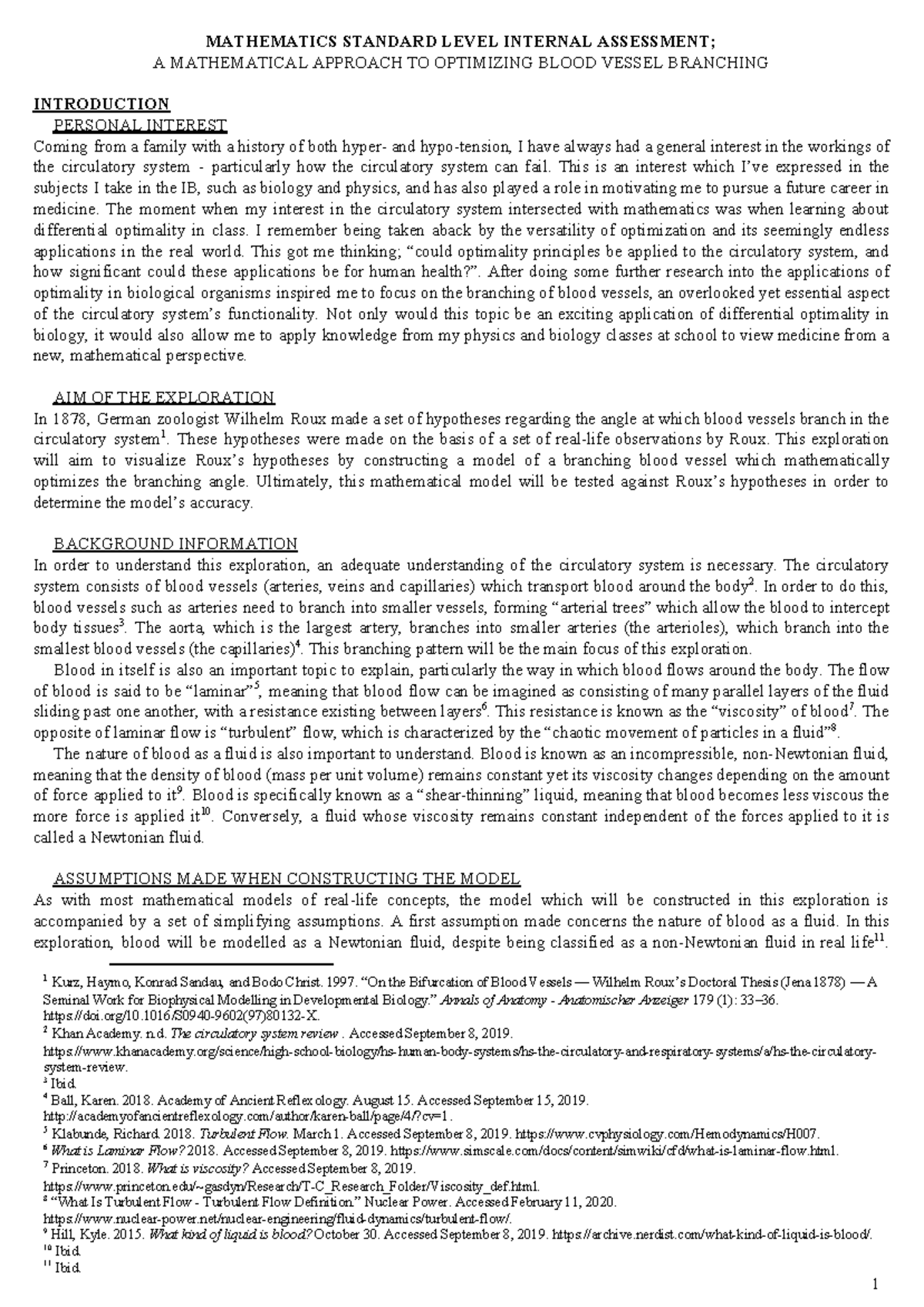 Internal assessment maths sl may 2020 13 - MATHEMATICS STANDARD LEVEL ...