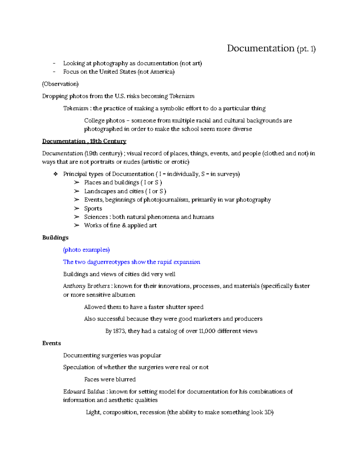 Documentation #1 - Documentation(pt. 1) Looking at photography as ...