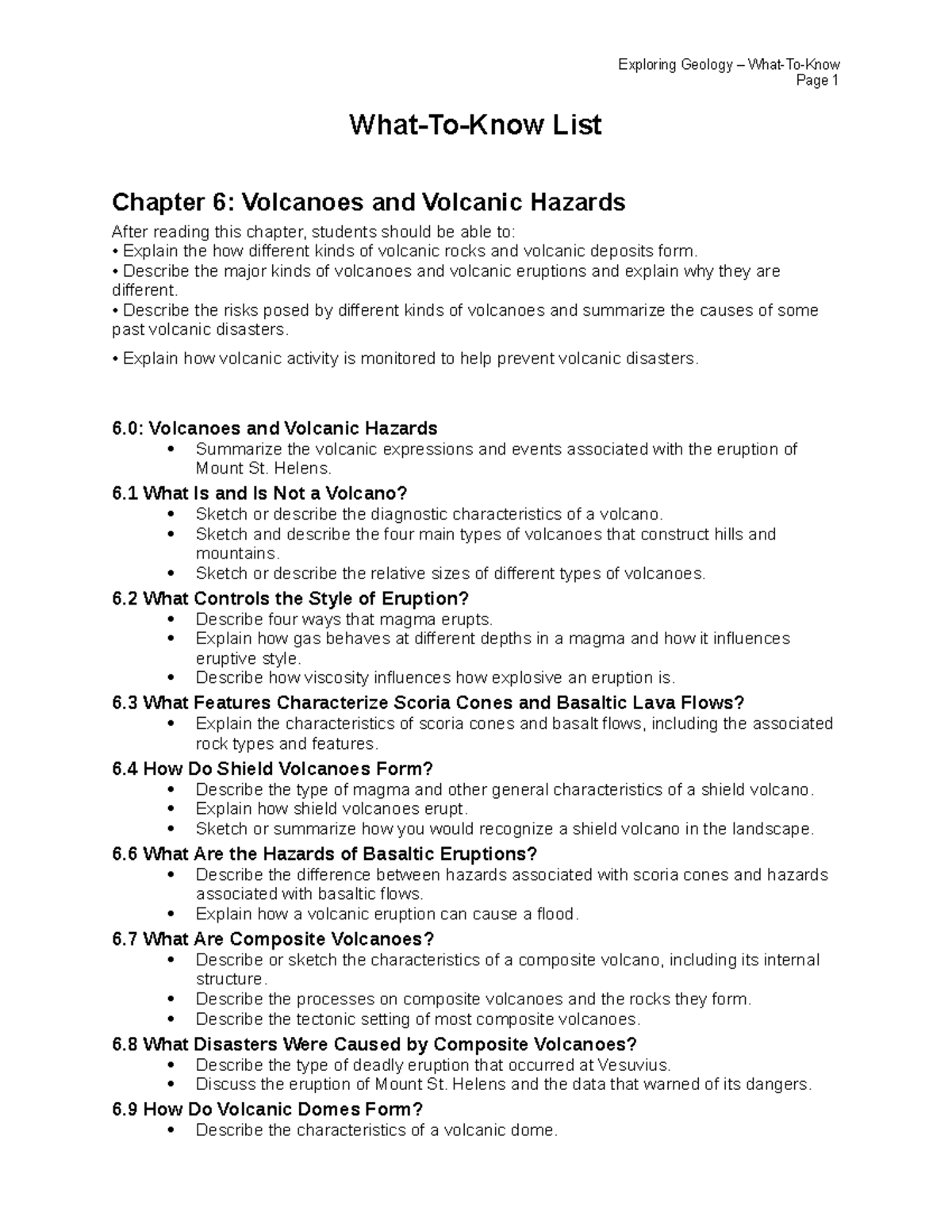 Exploring Geology (5e) Ch #6 What To Know - Exploring Geology – What-To ...