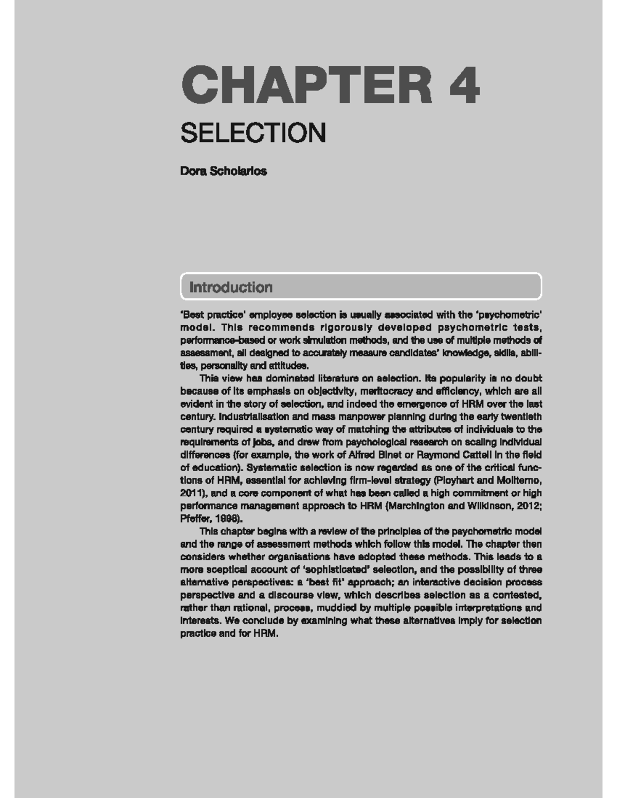 2.4. Reading Chapter 4. Selection - MSc. Big Data,Marketing and Management - Studocu