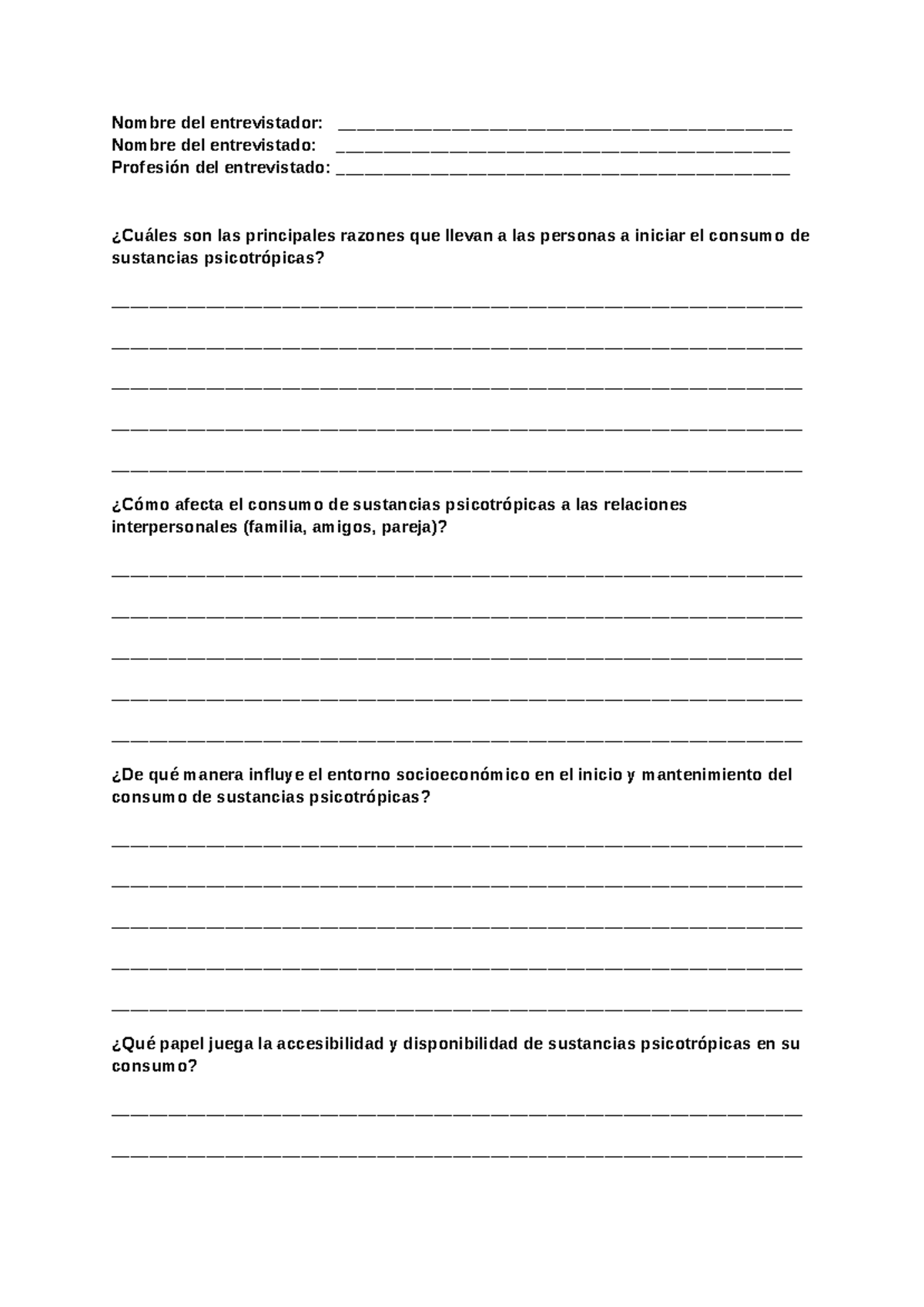 Entrevista Practicum 3 - Documentos de Google - Nombre del ...