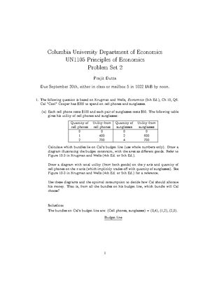 Unit 2 Final Practice Problems - AP Economics Unit 2 Final Practice ...