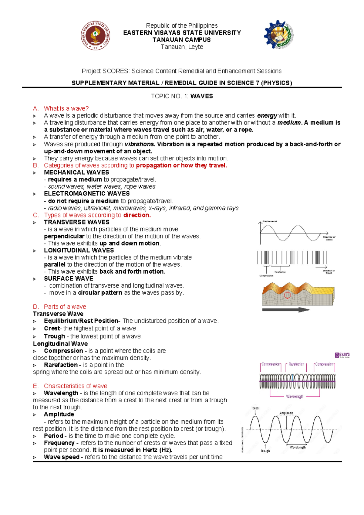 Remedial Guide Session 1 - Republic of the Philippines EASTERN VISAYAS ...
