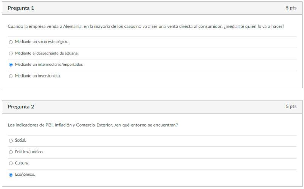 tp 1 aprobado 80% - Marketing Internacional - Studocu