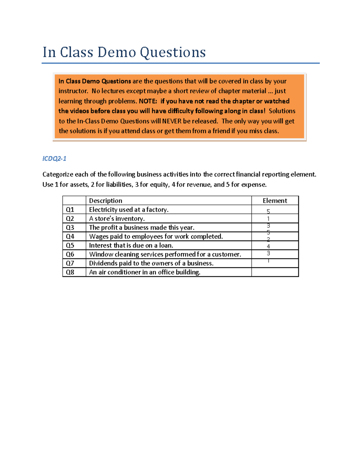 Chapter 2 - In Class Demo Questions - W2022 - In Class Demo Questions ...
