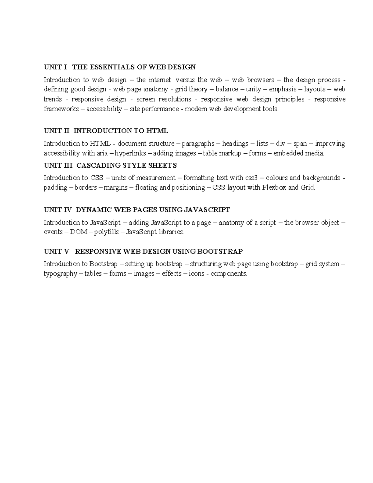 Important questions - materials - UNIT I THE ESSENTIALS OF WEB DESIGN ...