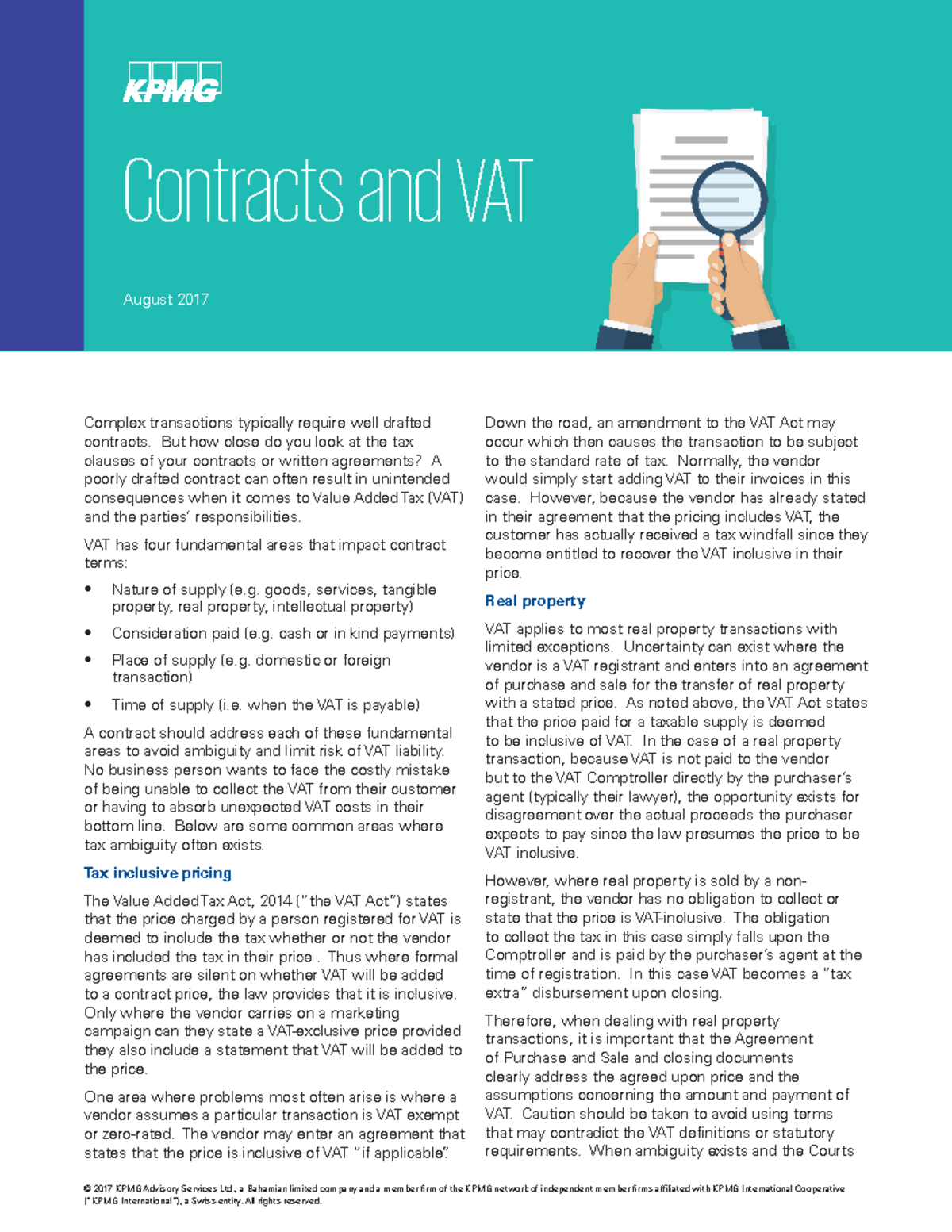 VAT And Contracts Complex Transactions Typically Require Well Drafted vat-and-contracts-complex-transactions-typically-require-well-drafted