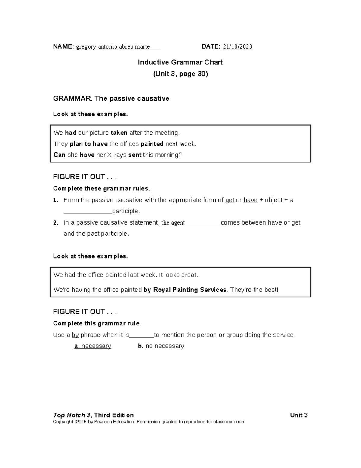 UNIT 03 - practica - NAME: gregory antonio abreu marte DATE: 21/10 ...