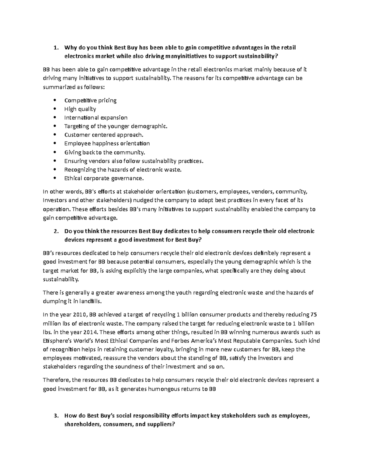 20,8,9 best buy - Why do you think Best Buy has been able to gain ...