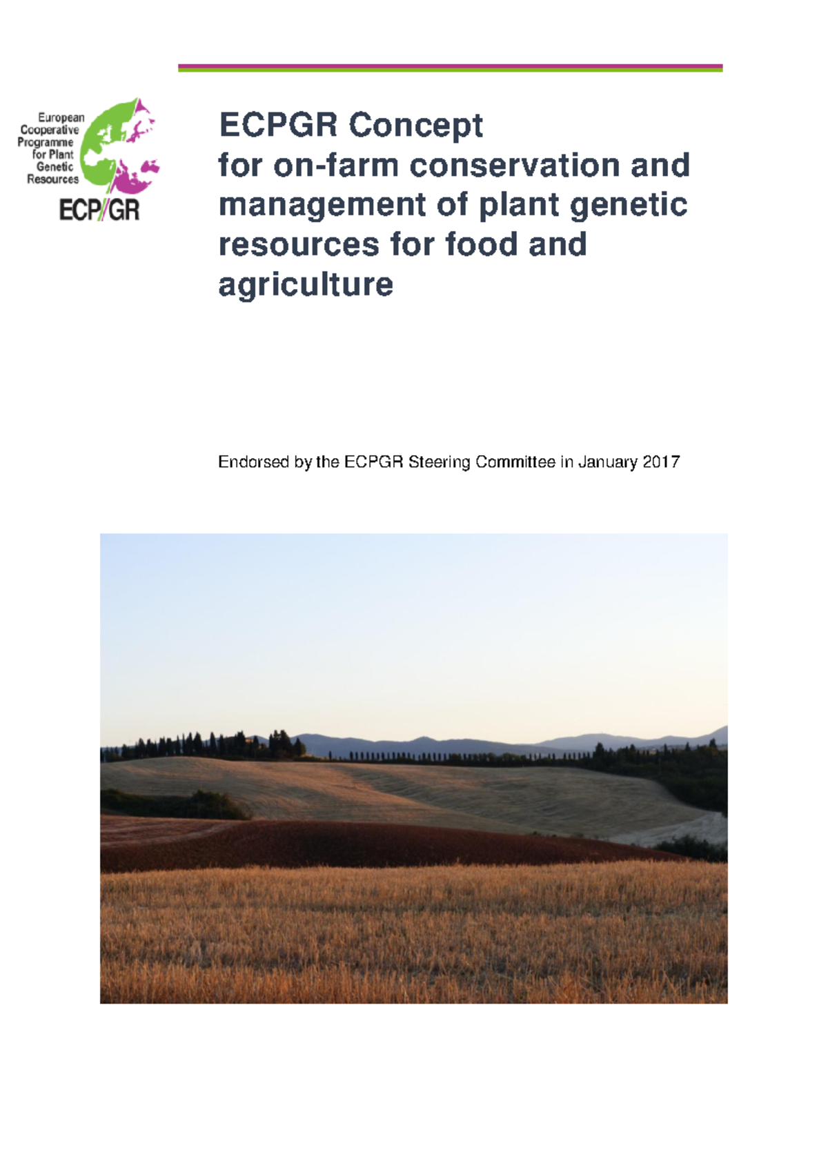 Ecpgr Concept for on farm final 05 05 2017 bis - ECPGR Concept for on-farm conservation and ...